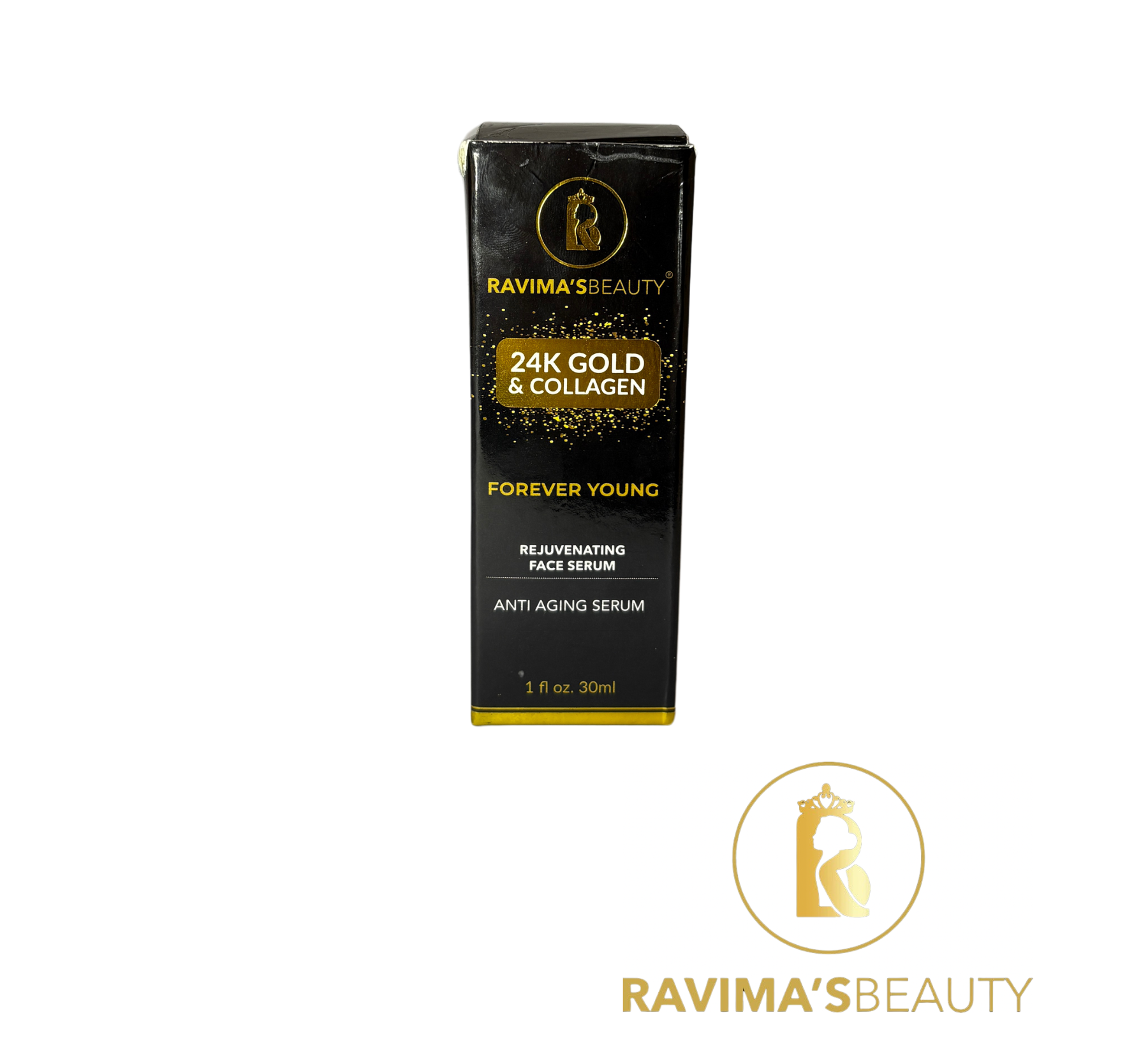 24K Gold & Collagen Rejuvenating Face Serum – Ravima’s Beauty
